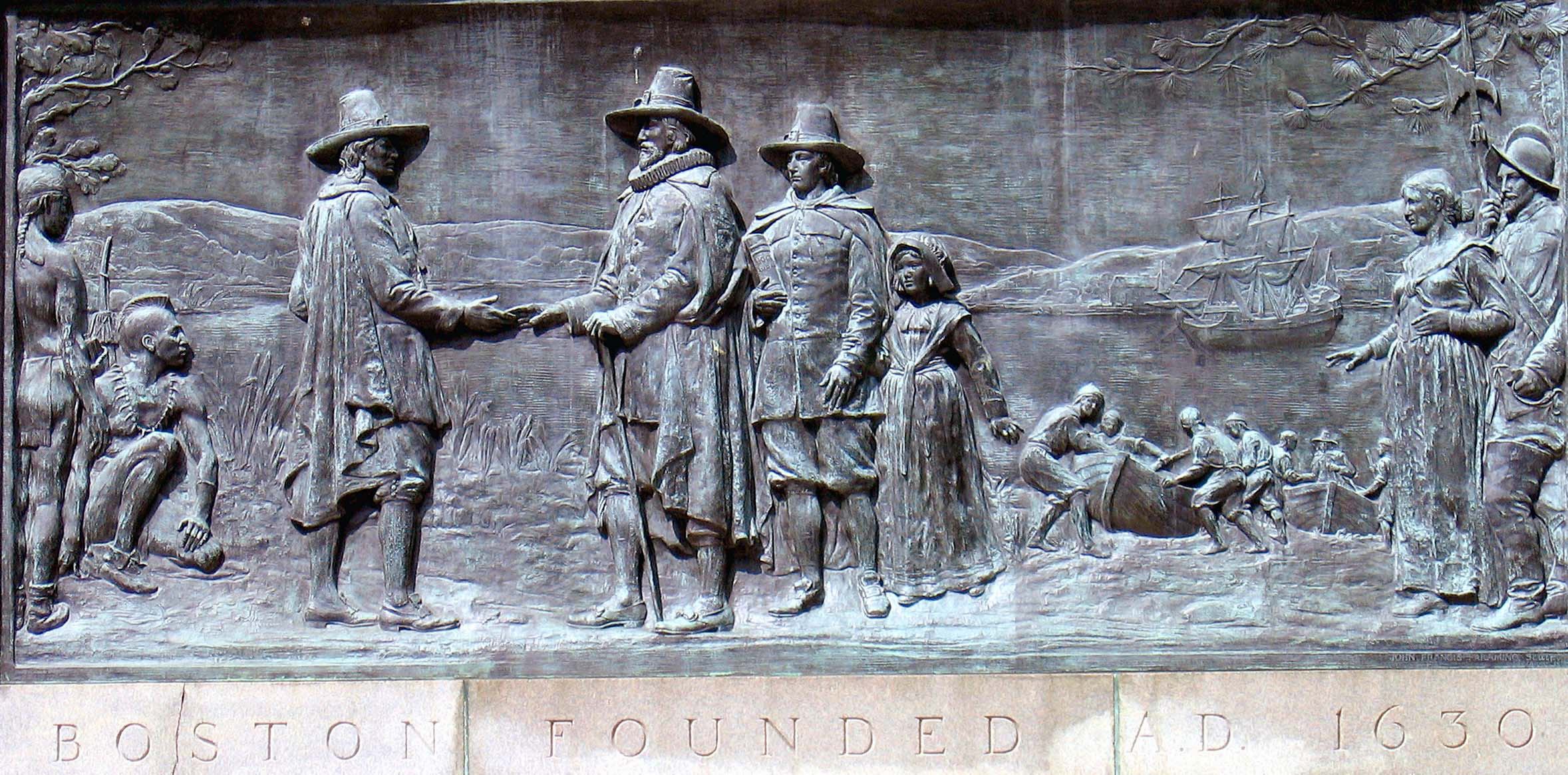 1930 USA: Founders Memorial • BOSTON 400