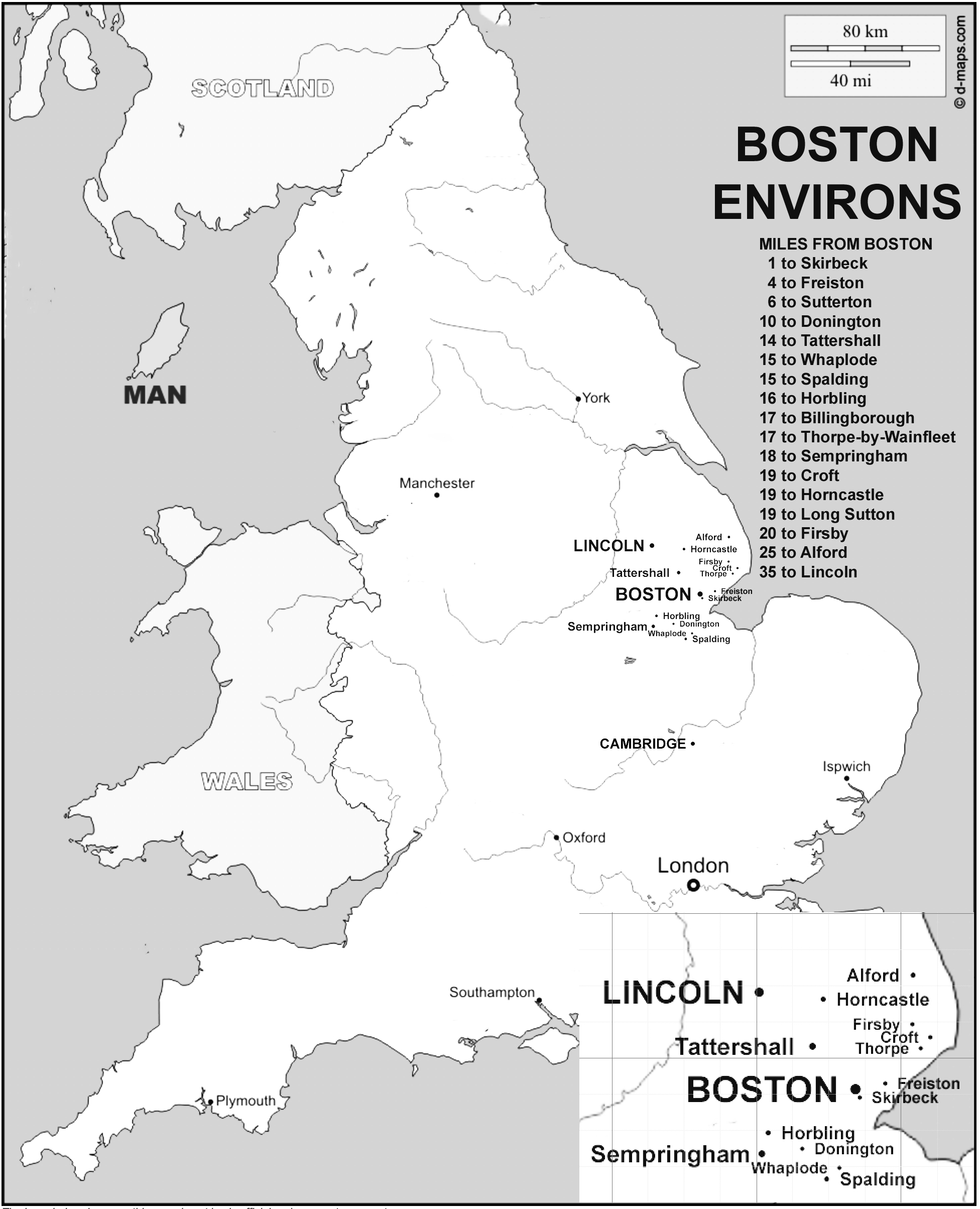 MAP OF BOSTON & VILLAGES • BOSTON 400